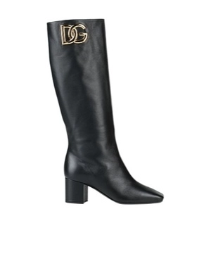 Dolce & Gabbana Leather Boots - Black