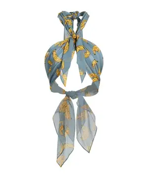 Dolce & Gabbana Printed Crepe Halterneck Crop Top