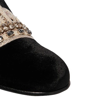 Dolce & Gabbana Embellished Velvet Loafers