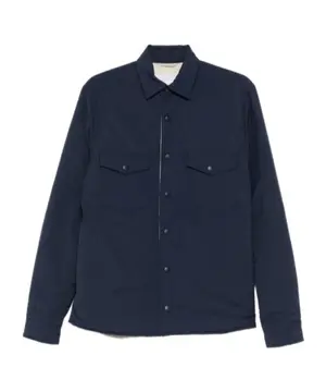 Eleventy Chest-pocket Jacket - Navy Blue