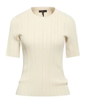 Rag & Bone Simple Yarn-dyed Knit Sweater - White