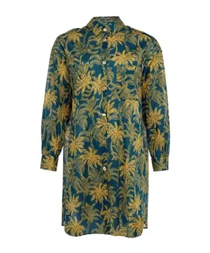 ERES Floral Print Button-up Shirt