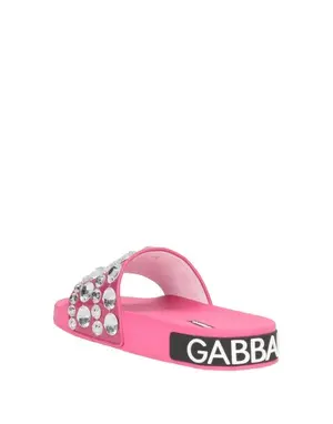Dolce & Gabbana Embellished Pool Slides