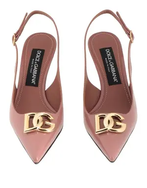 Dolce & Gabbana Patent Leather Slingback Pumps