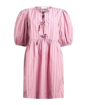GANNI Short Dresses - Pink
