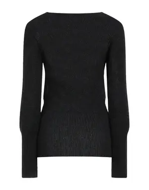 Jacquemus Long Sleeve Knitted Jumper - Black