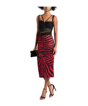 Dolce & Gabbana Zebra-print Midi Pencil Skirt