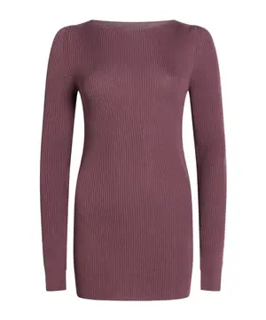 Rick Owens Solid-color Lightweight Knit Top - Lavender