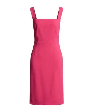 Dolce & Gabbana Sleeveless Square Neck Bodycon Dress - Fuchsia