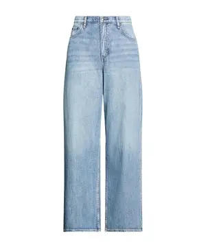 Rag & Bone Wide-leg Denim Trousers With Appliqués