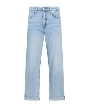 Rag & Bone Solid Color Straight-leg Trousers - Blue