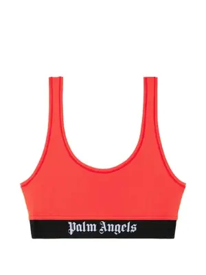 Palm Angels Logo-band Sports Bra - Orange