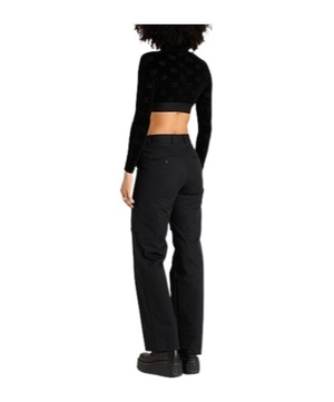 Dolce & Gabbana Chenille Cropped Turtleneck Top
