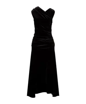 GANNI Flared Chenille Dress