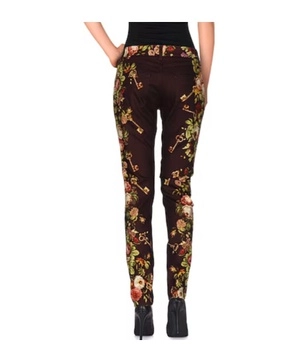 Dolce & Gabbana Printed Floral Gabardine Trousers