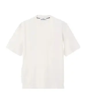 Stone Island Logo-print T-shirt - Ivory