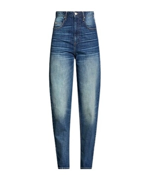 Isabel Marant Étoile Tapered Fit Dark Wash Denim Jeans - Blue