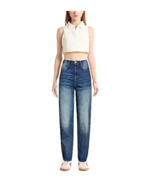 Isabel Marant Étoile Tapered Fit Dark Wash Denim Jeans
