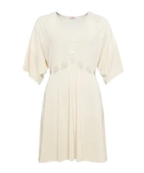 ERES Cutout Short Dress - White
