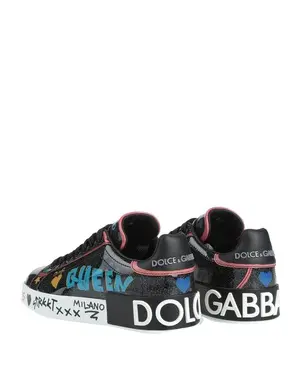 Dolce & Gabbana Multi-color Leather Casual Shoes