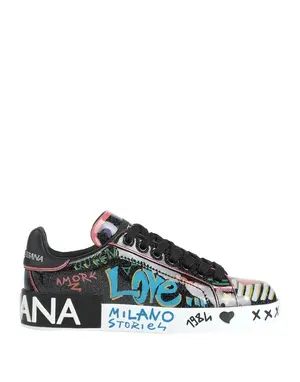 Dolce & Gabbana Multi-color Leather Casual Shoes