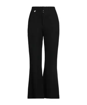MAISON MARGIELA Solid Wool Flared Pants - Black