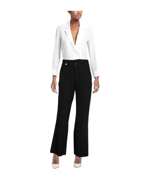 MAISON MARGIELA Solid Wool Flared Pants