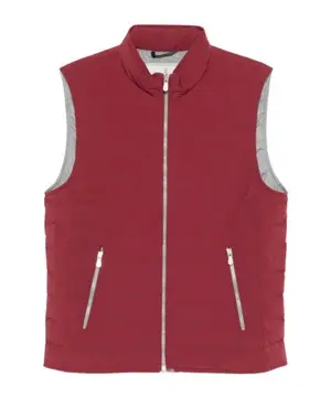 Brunello Cucinelli Sleeveless Down Jacket With Stand Collar