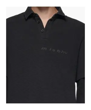 MISBHV Graphic Layered Long-sleeved Polo Shirt