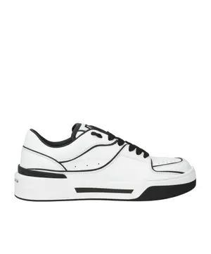 Dolce & Gabbana Two-tone Leather Low-top Sneakers