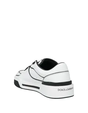 Dolce & Gabbana Two-tone Leather Low-top Sneakers