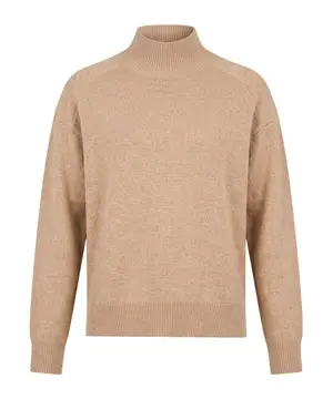 Tory Burch Wool Turtleneck With Side Slits