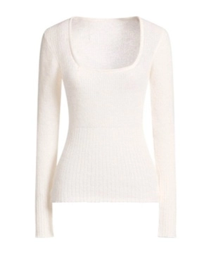 Jacquemus Solid-color Knitted Sweater - White