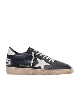 GOLDEN GOOSE Ball Star Low Top Sneakers - Black