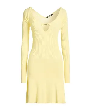 Jacquemus Off-the-shoulder Knit Mini Dress