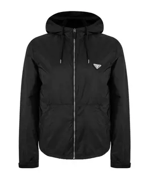 Prada Re-nylon Windbreaker With Hood