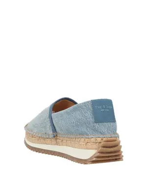 Rag & Bone Denim Straw Shoes