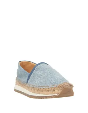 Rag & Bone Denim Straw Shoes