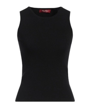 Max Mara Sleeveless Crewneck Knitted Top