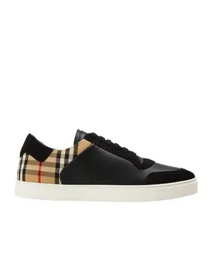 Burberry Logo Sneakers - Black
