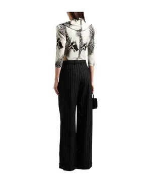 Dolce & Gabbana Striped Wide-leg Trousers