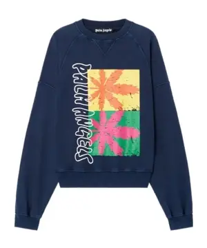 Palm Angels Palm Leaf Print Sweatshirt
