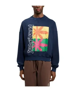 Palm Angels Palm Leaf Print Sweatshirt