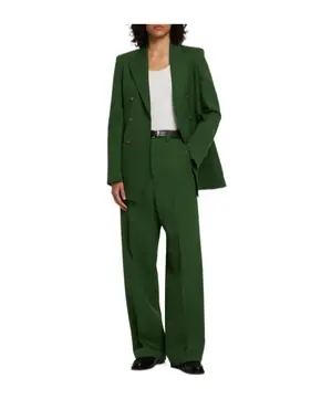 AMI Paris Large Fit Wool Pants