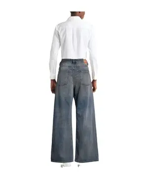 DIESEL® Wide-leg Denim Trousers