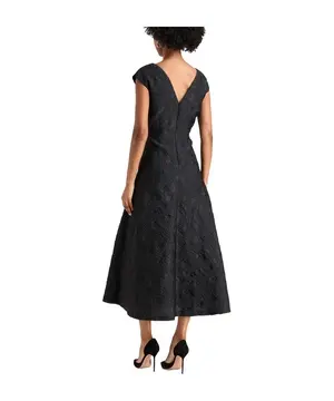 Max Mara Sleeveless V-neck Floral Dress