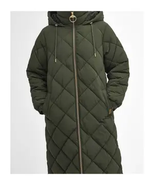 Barbour Quilted Hooded Cotton Jacket