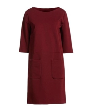 Max Mara Solid-color Fitted Dress - Brown