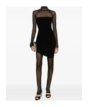 Norma Kamali Diana Ruched Detail Catsuit