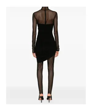 Norma Kamali Diana Ruched Detail Catsuit
